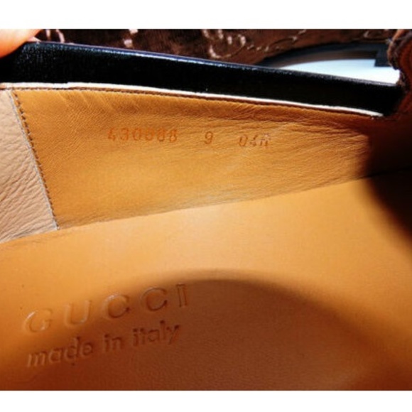 Gucci | Shoes | Gucci Brown Gg Velvet Jordaan Loafers Shoe | Poshmark